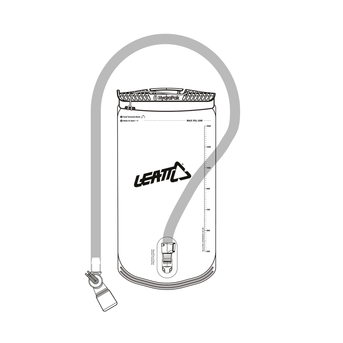 Bladder HydraPak 1.5L Vertical with tube - Degree bite valve – Leatt USA